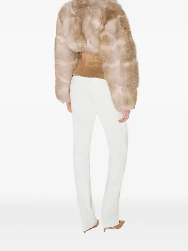 Elisabetta Franchi Faux-fur Effect Corset Jacket - No