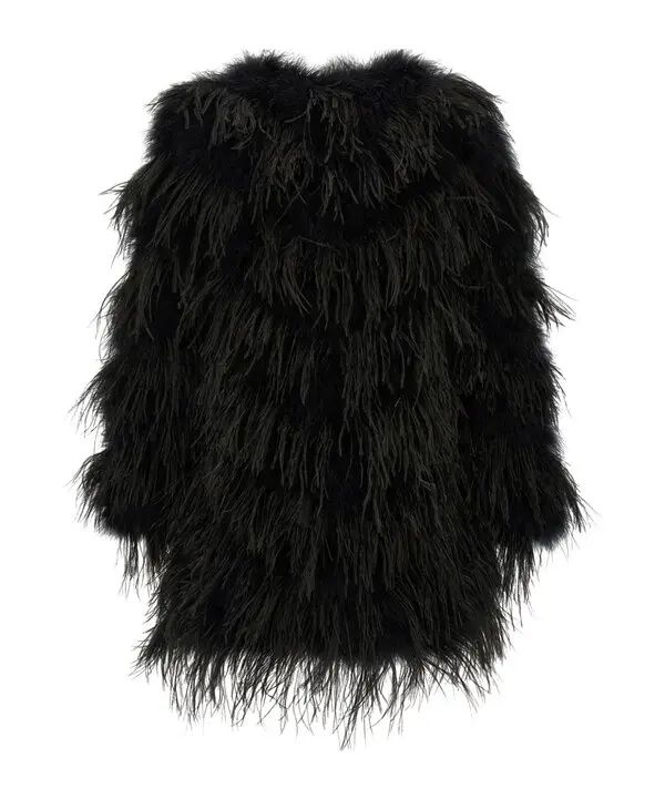 YVES SALOMON Feather Caban