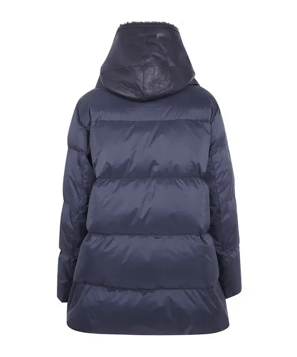YVES SALOMON Long-sleeve Hooded Padded Jacket