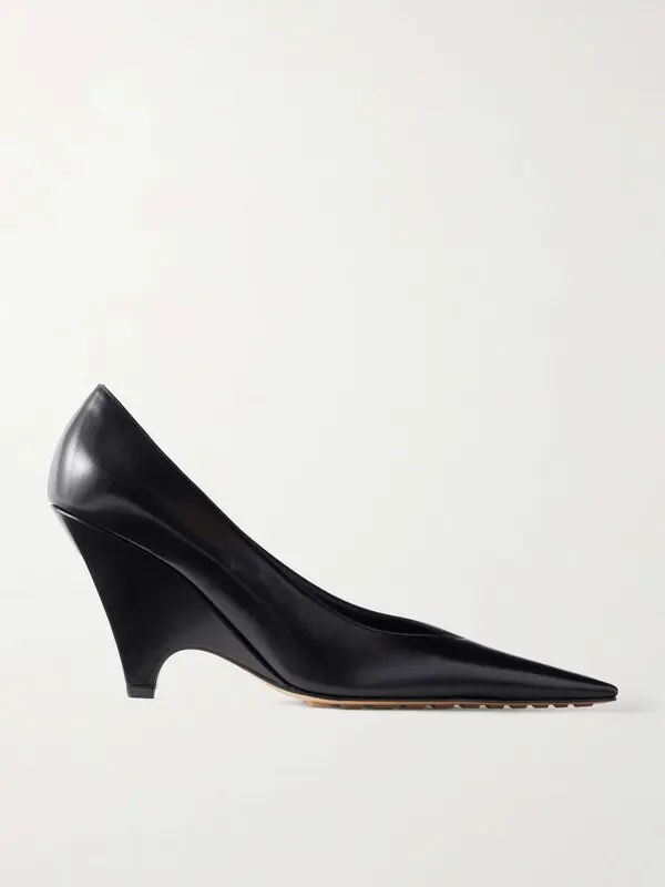 Bottega Veneta Scaletta 90 Leather Pumps