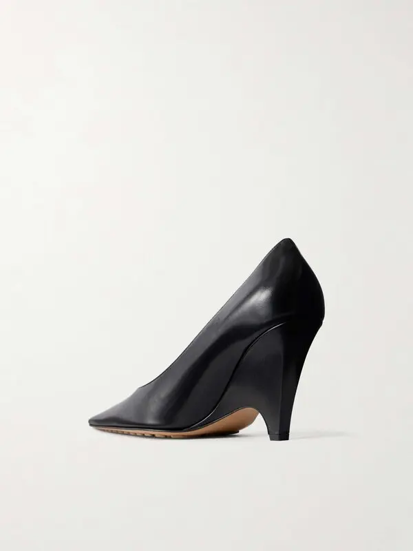 Bottega Veneta Scaletta 90 Leather Pumps