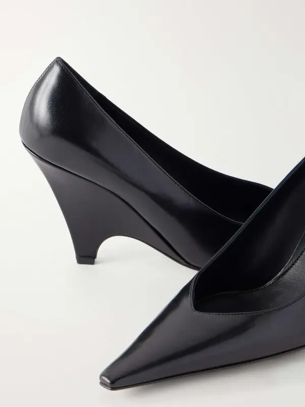 Bottega Veneta Scaletta 90 Leather Pumps