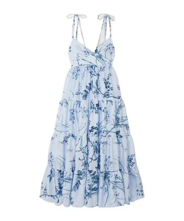 Erdem Cotton Floral Dress