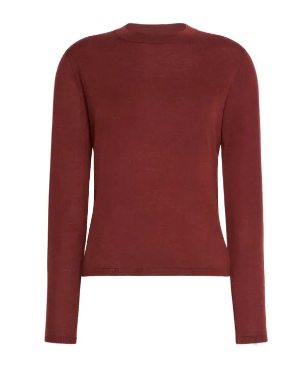 Max Mara Cashmere Yarn Crew-neck Sweater