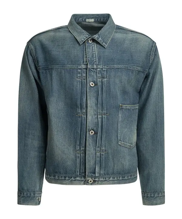 A.PRESSE No 23 Boxy Denim Jacket - Indigo
