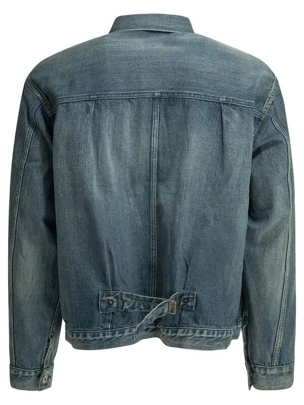 A.PRESSE No 23 Boxy Denim Jacket - Indigo