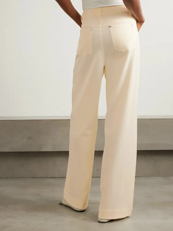 Staud High-waisted Wide-leg Trousers