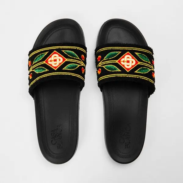 Casablanca Logo Slippers