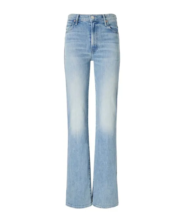 MOTHER High-waisted Straight-leg Jeans