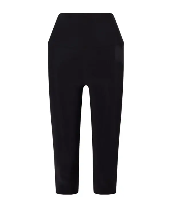Norma Kamali Pedal Pusher Cropped Stretch-jersey Leggings