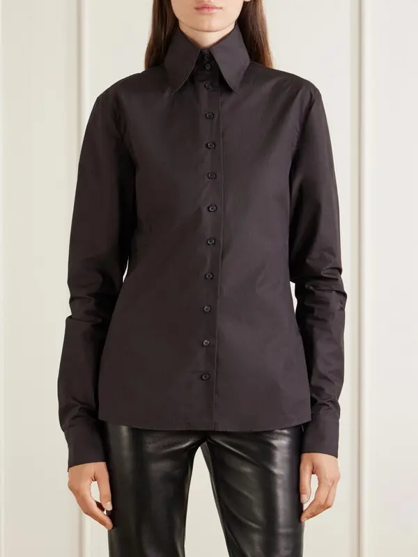 Khaite Cotton-poplin Shirt