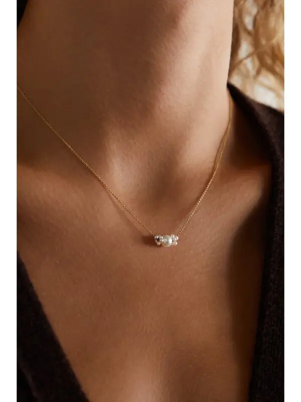 Sophie Bille Brahe Elegant Pearl Necklace