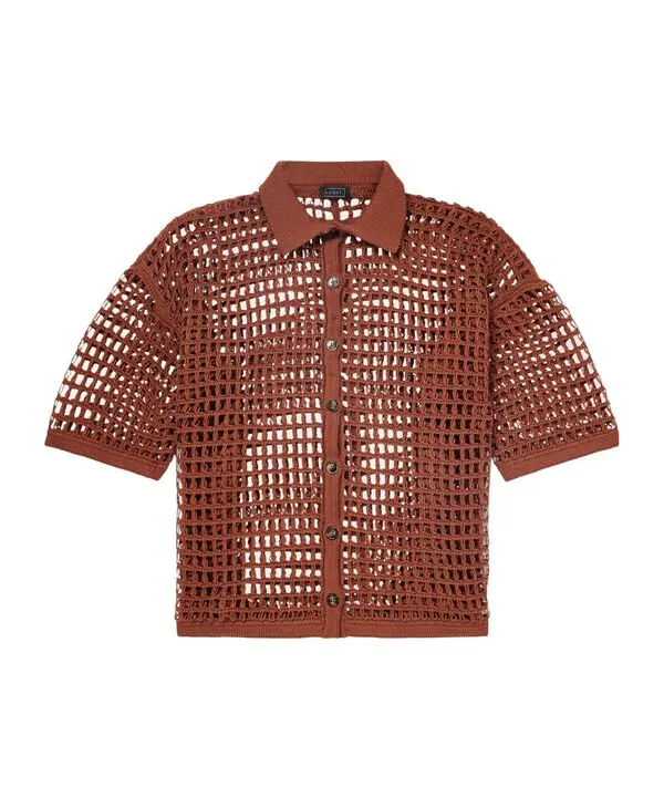 HAIGHT. Knit Cotton-blend Shirt