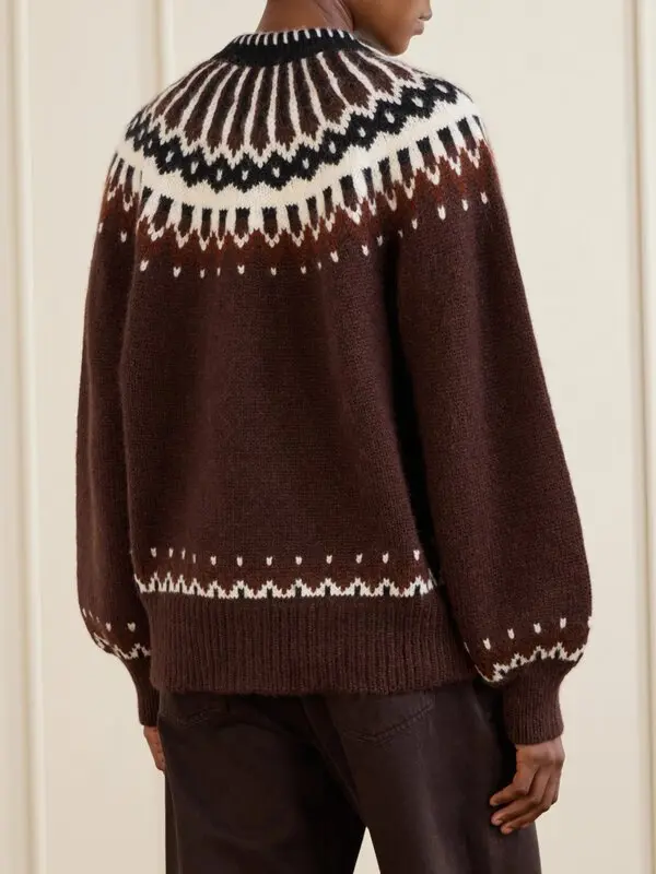 DÔEN Vintage Pattern Cardigan