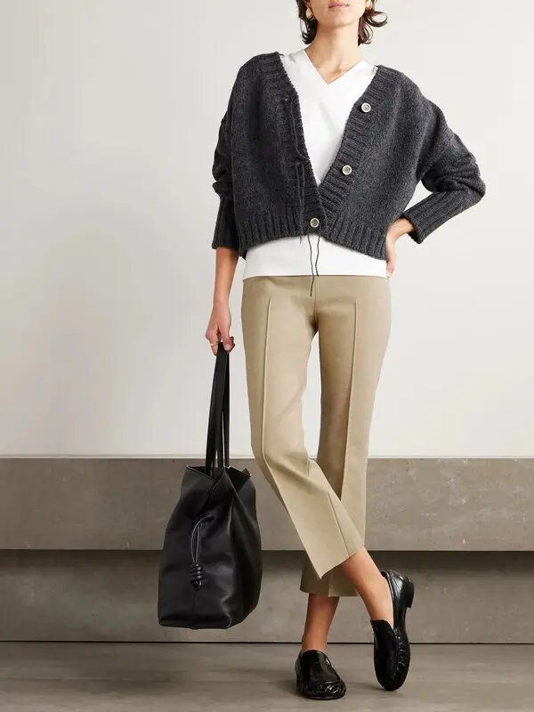 HIGH SPORT Casual Cropped Trousers