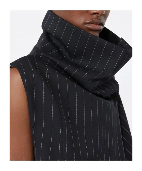 Sportmax Albata Striped Top - Black