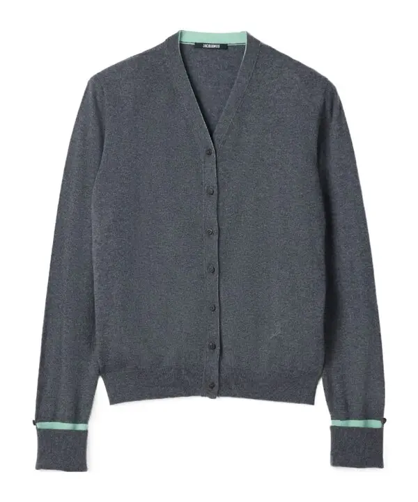 Jacquemus The Pablo Button-up Cardigan - Grey