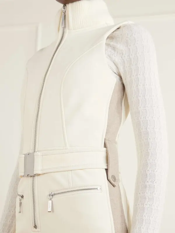 Cordova Hana Belted Shell Ski Suit - Ecru
