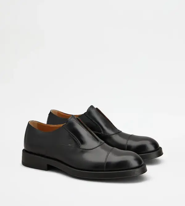 TOD'S Lace-ups In Leather - Black