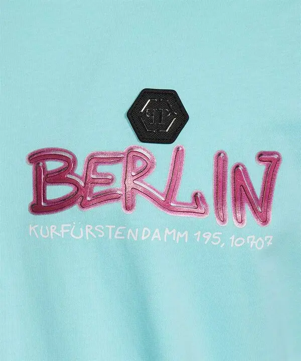 Philipp Plein Round Neck Ss Pp Glass T-shirt