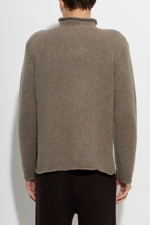 LISA YANG Sylvan Mock-neck Knitted Sweater