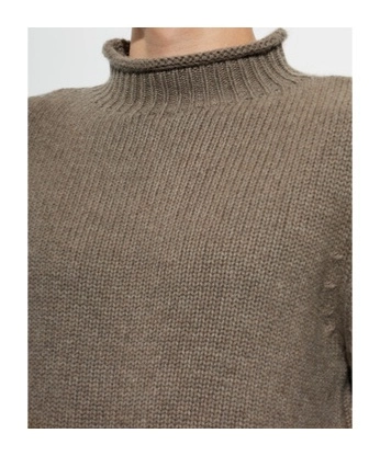 LISA YANG Sylvan Mock-neck Knitted Sweater