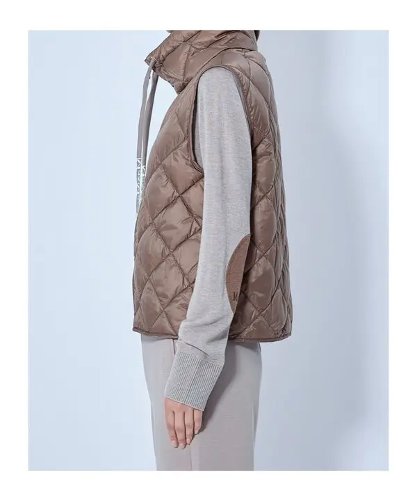 Max Mara Quilted Gilet With High Neck