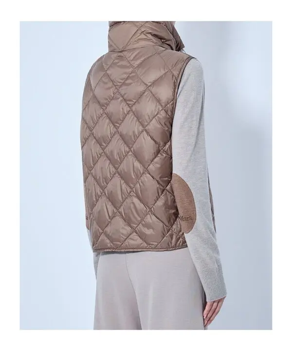 Max Mara Quilted Gilet With High Neck