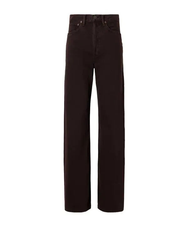 AGOLDE High-waisted Loose Straight-leg Jeans