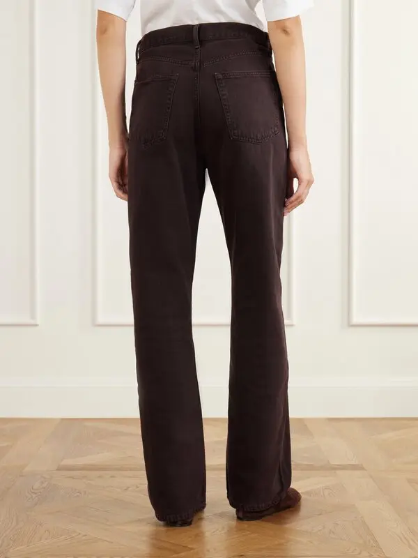 AGOLDE High-waisted Loose Straight-leg Jeans