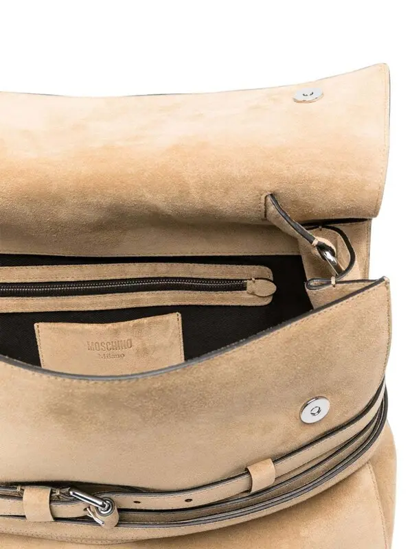 Moschino Belted Top Handle Handbag