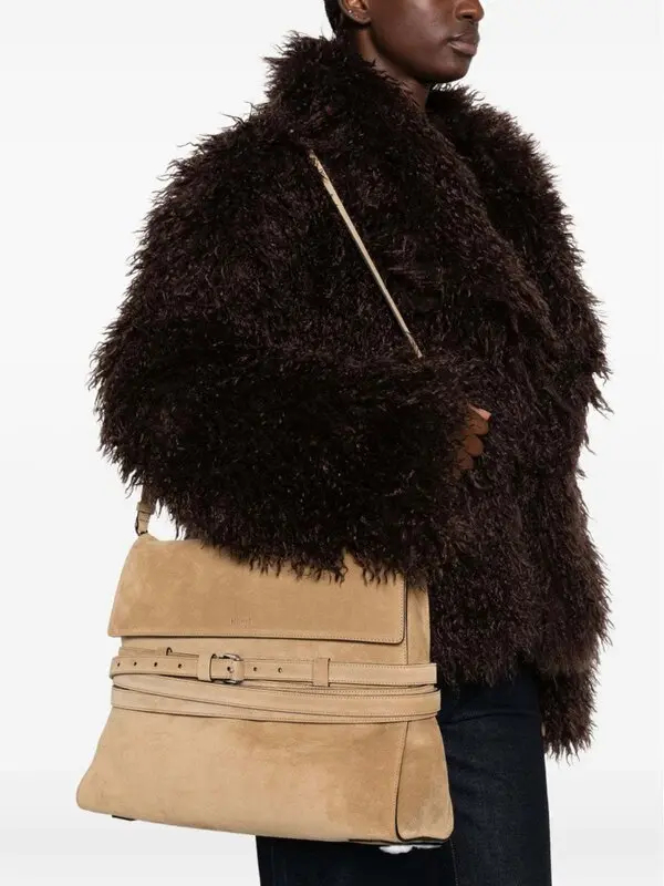Moschino Belted Top Handle Handbag