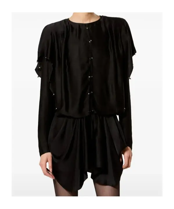 Isabel Marant Étoile Crystal-embellished Ruffled Mini Dress