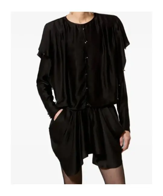Isabel Marant Étoile Crystal-embellished Ruffled Mini Dress