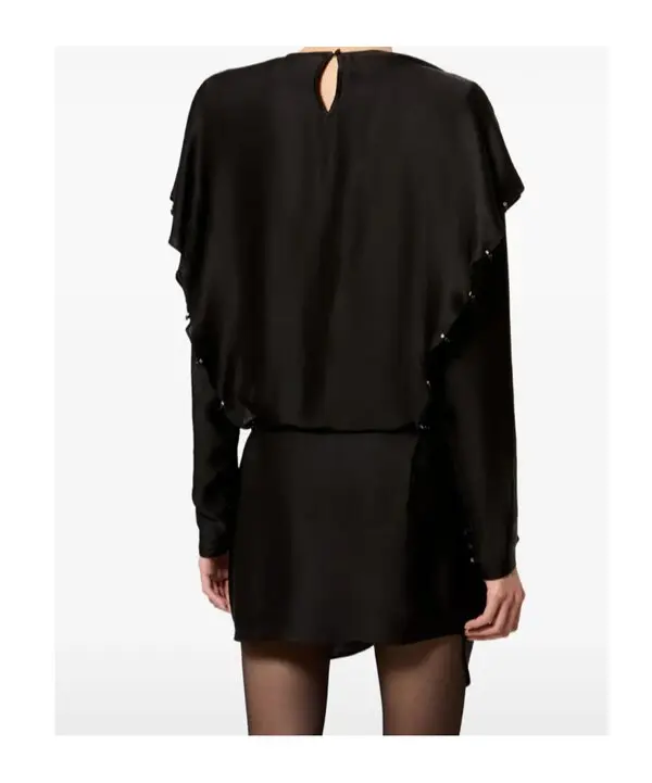 Isabel Marant Étoile Crystal-embellished Ruffled Mini Dress