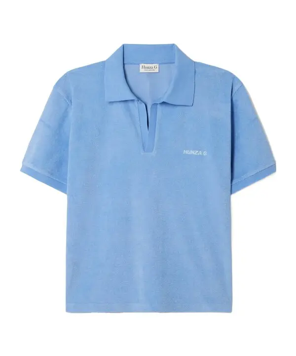 Hunza G Cotton Polo Shirt