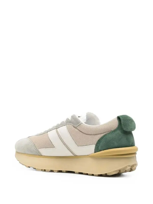 LANVIN Retro Mixed Material Sneaker
