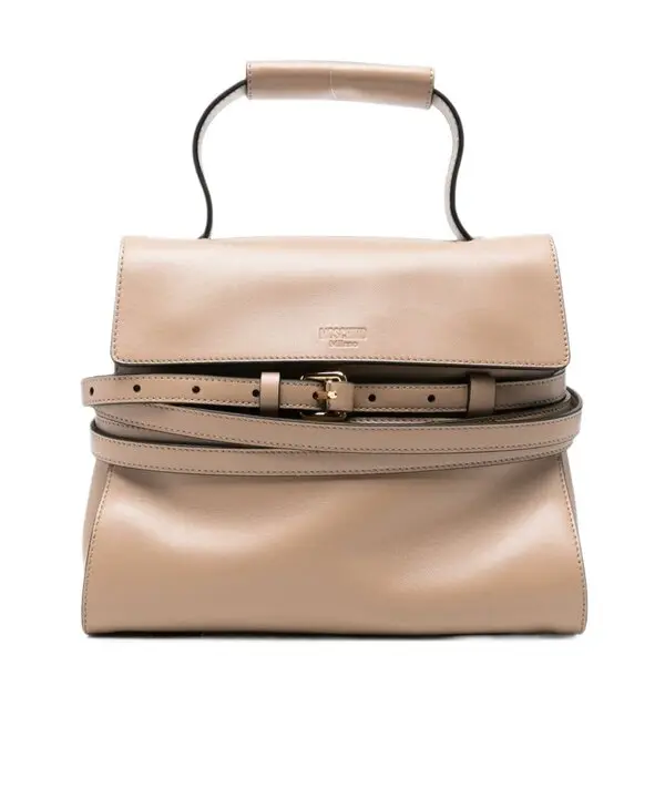 Moschino Belted Top Handle Handbag