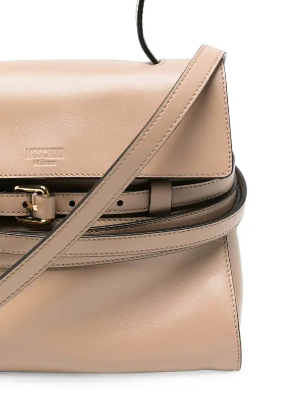 Moschino Belted Top Handle Handbag
