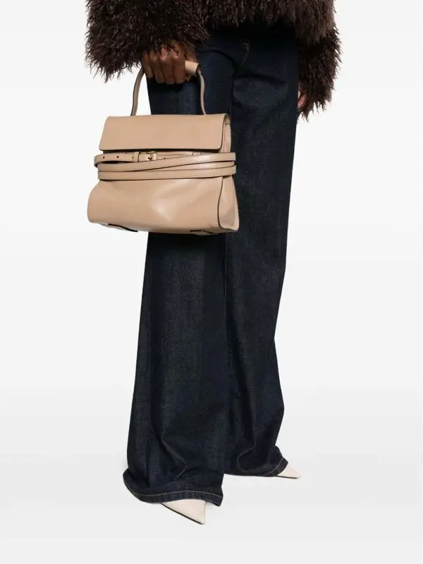 Moschino Belted Top Handle Handbag