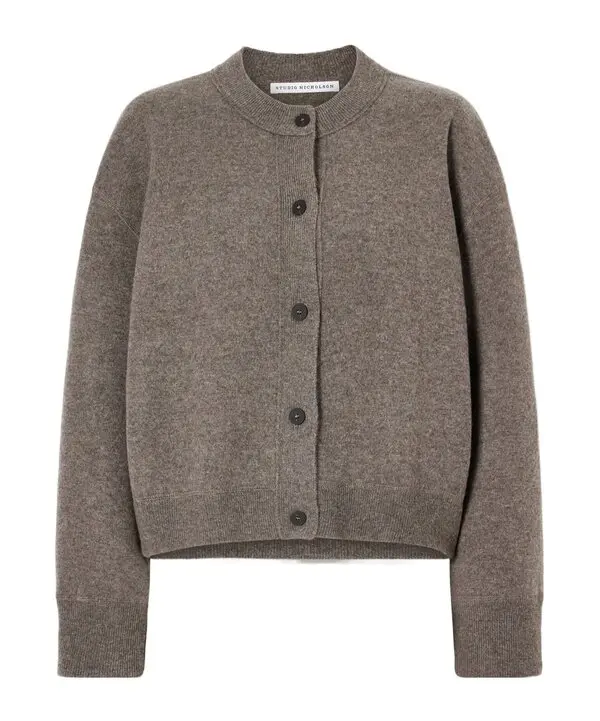 Studio Nicholson Wool And Cashmere-blend Cardigan