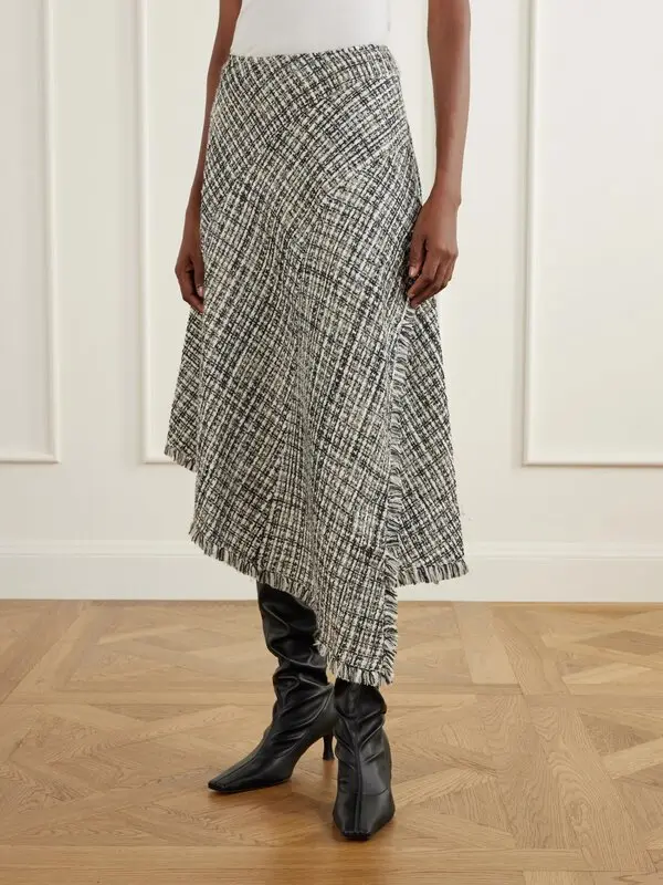 Proenza Schouler Layne Tweed Midi Skirt
