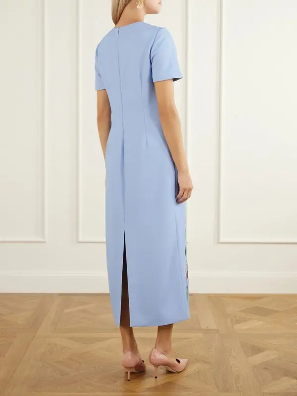 Carolina Herrera Stretch-crepe Midi Dress