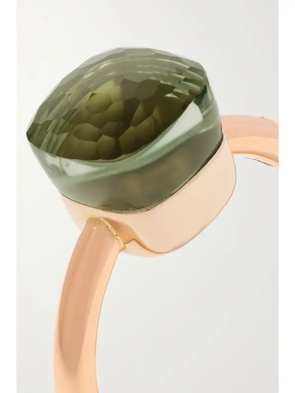 Pomellato Green Violet Marble Ring