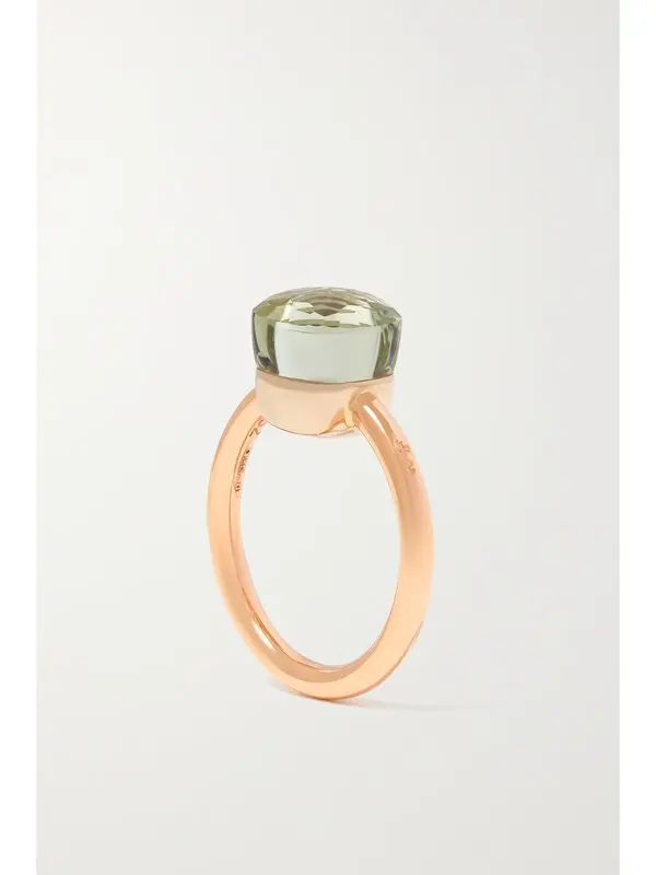 Pomellato Green Violet Marble Ring