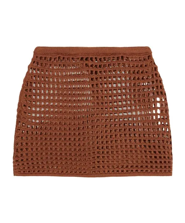 HAIGHT. Knit Cotton-blend Mini Skirt - No