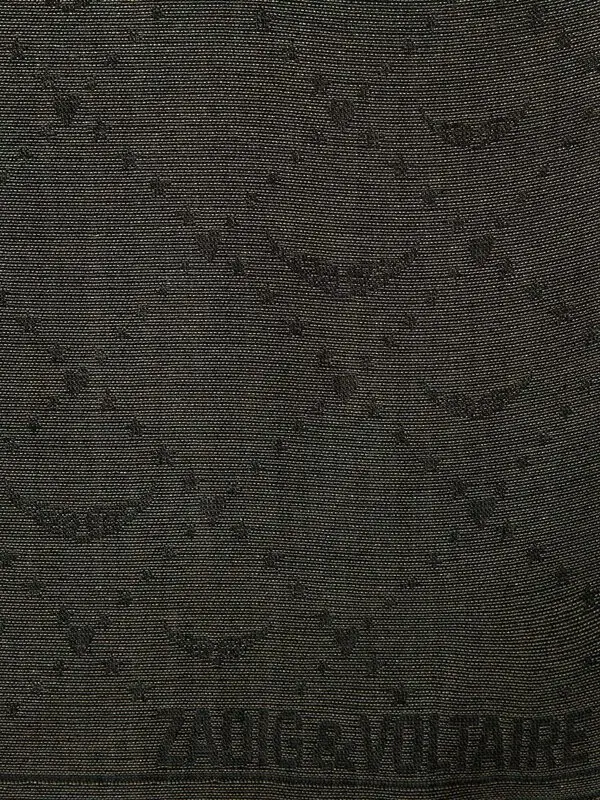 Zadig&Voltaire Oversized Jacquard Scarf