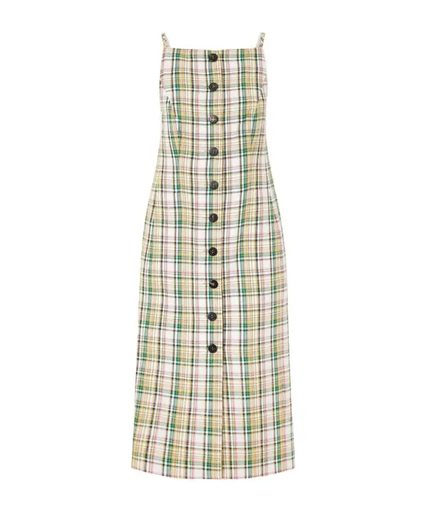 Carolina Herrera Plaid Dress