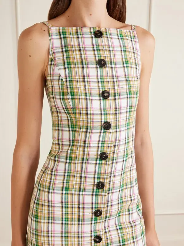 Carolina Herrera Plaid Dress