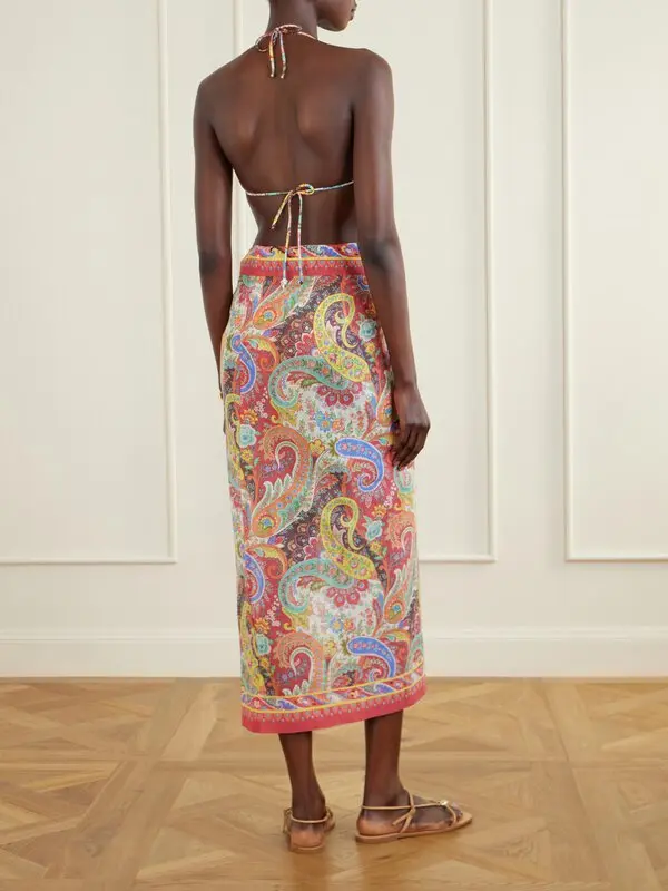 Etro Paisley-print Voile Cover-up